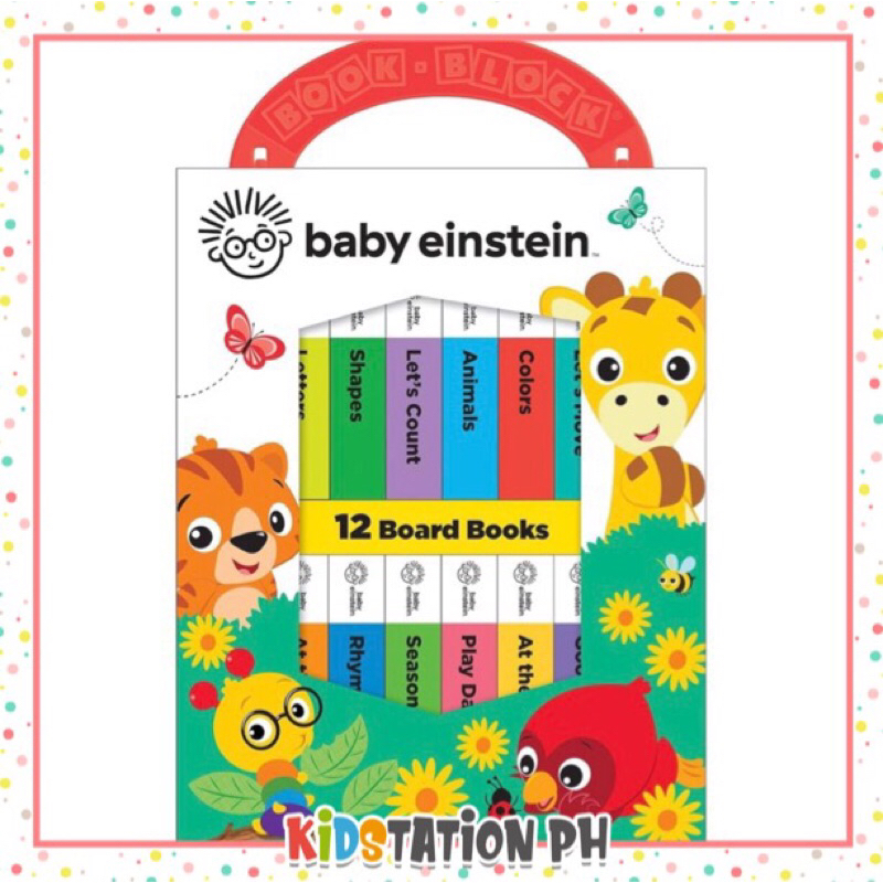 Baby Einstein My First Library 12 Board Books | Shopee Philippines