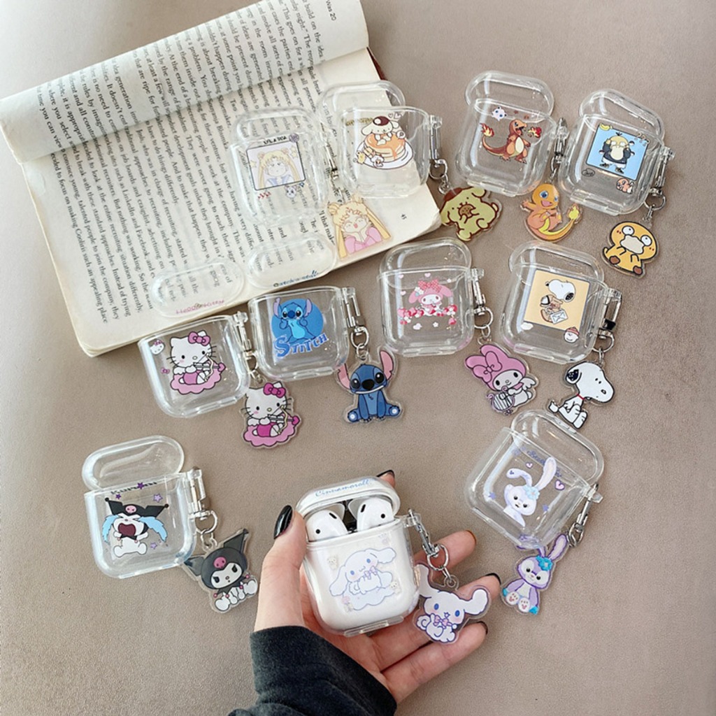 Transparent Cute Case For AirPods 3 2 1 Pro 2 Case TPU Soft AirPod Pro ...
