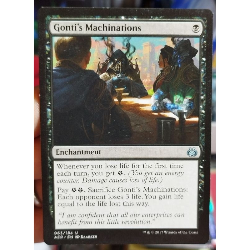 Gonti's Machinations (Magic the gathering) | Shopee Philippines