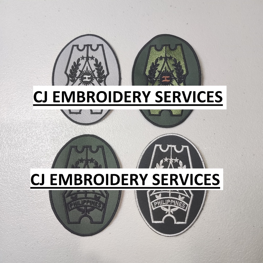 G H Q EMBROIDERY PATCHES | Shopee Philippines