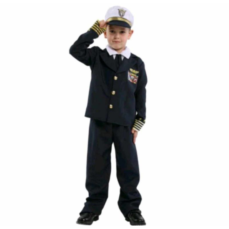 Captain pilot costume career costume | Shopee Philippines