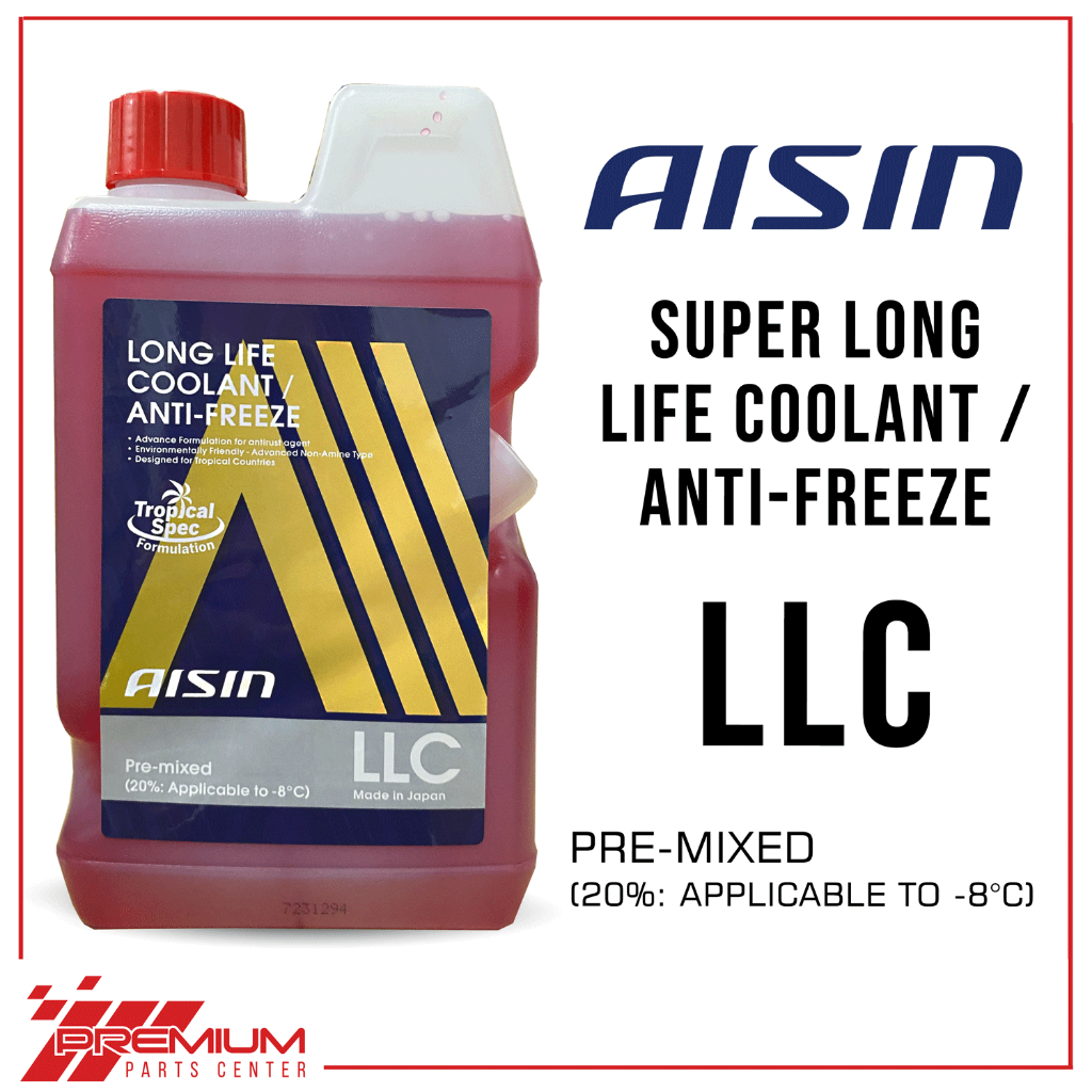 AISIN Long Life Coolant Red Ready to Use 1 Liter / 4 Liter | Shopee ...