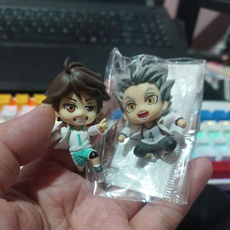 HAIKYUU!! BOKUTO KOTARO OIKAWA TOORU CHIBI GASHAPON (NO BASE) | Shopee ...