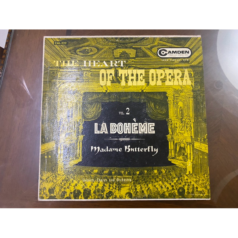 The Heart of the Opera vol 2 La Boheme Madame Butterfly Lp Vinyl Plaka ...