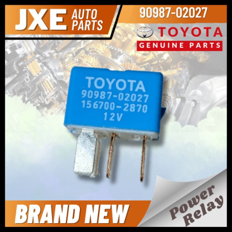 Relay 12V 4 PIN for TOYOTA (90987-02027 / 156700-2870) | Shopee Philippines