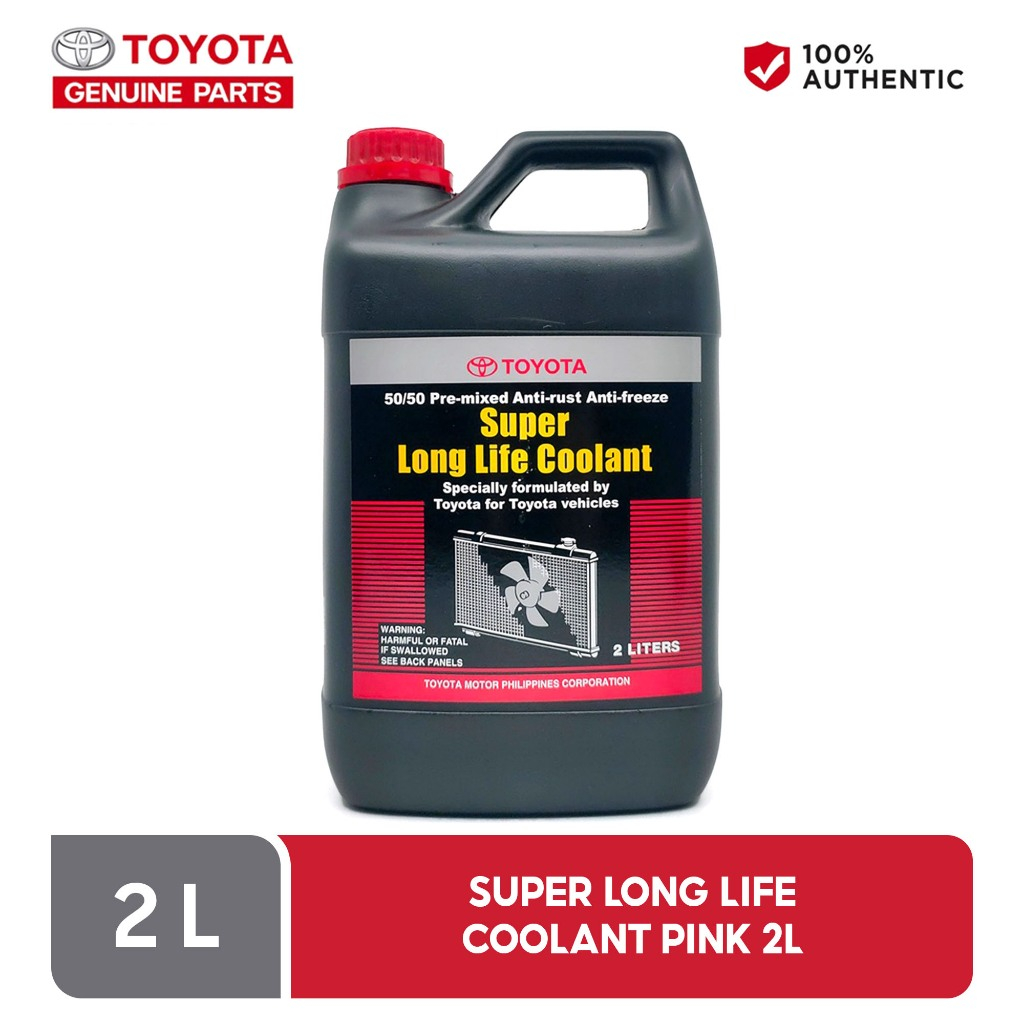 Toyota Genuine Coolant Pink Super Long Life - Ready to Use 2 Liters 08889-80071 | Shopee Philippines