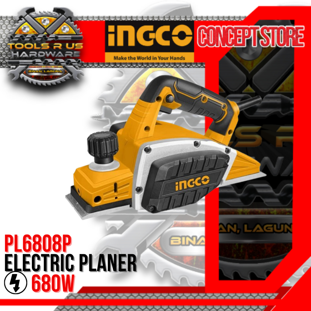INGCO ELECTRIC PLANER 680W PL6808P | POWER TOOLS | INDUSTRIAL | BINAN ...