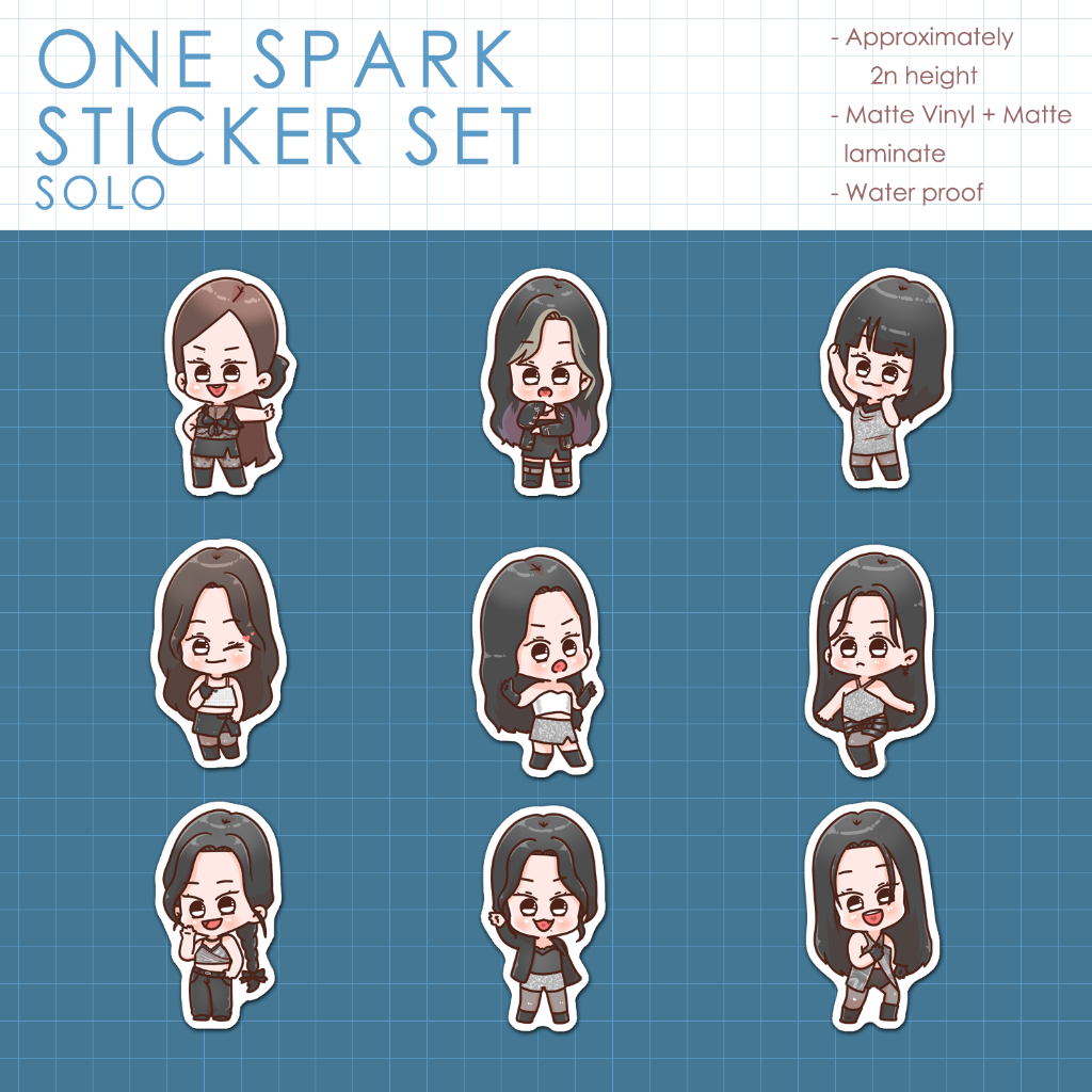 (SOLO) One Spark sticker set | Shopee Philippines