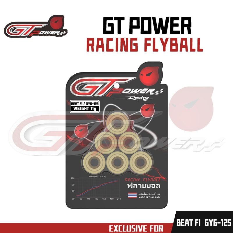 GT POWER Racing FlyBall / Pulley Ball BEAT FI / GY6-125 / GY6-150 Made ...