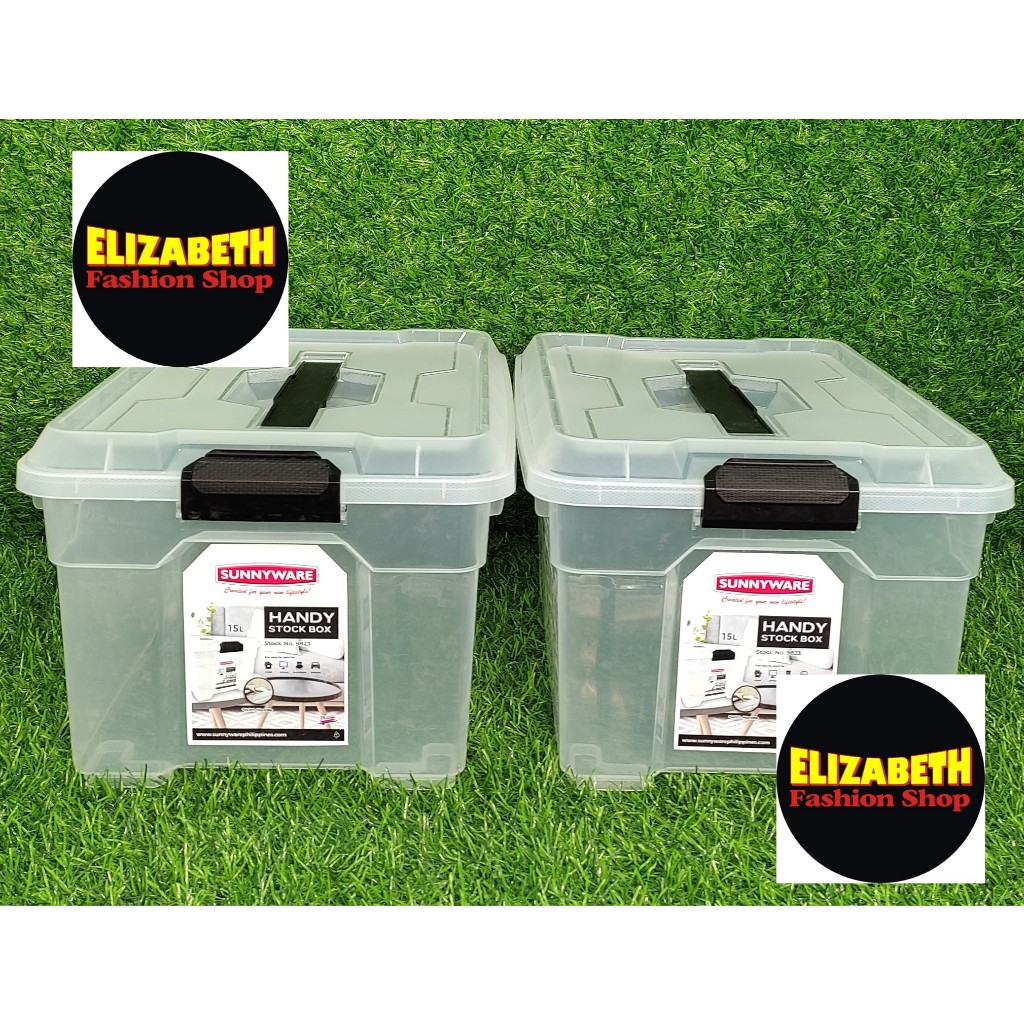 9823 Transparent Sunny Ware Handy Box 12Liters | Shopee Philippines