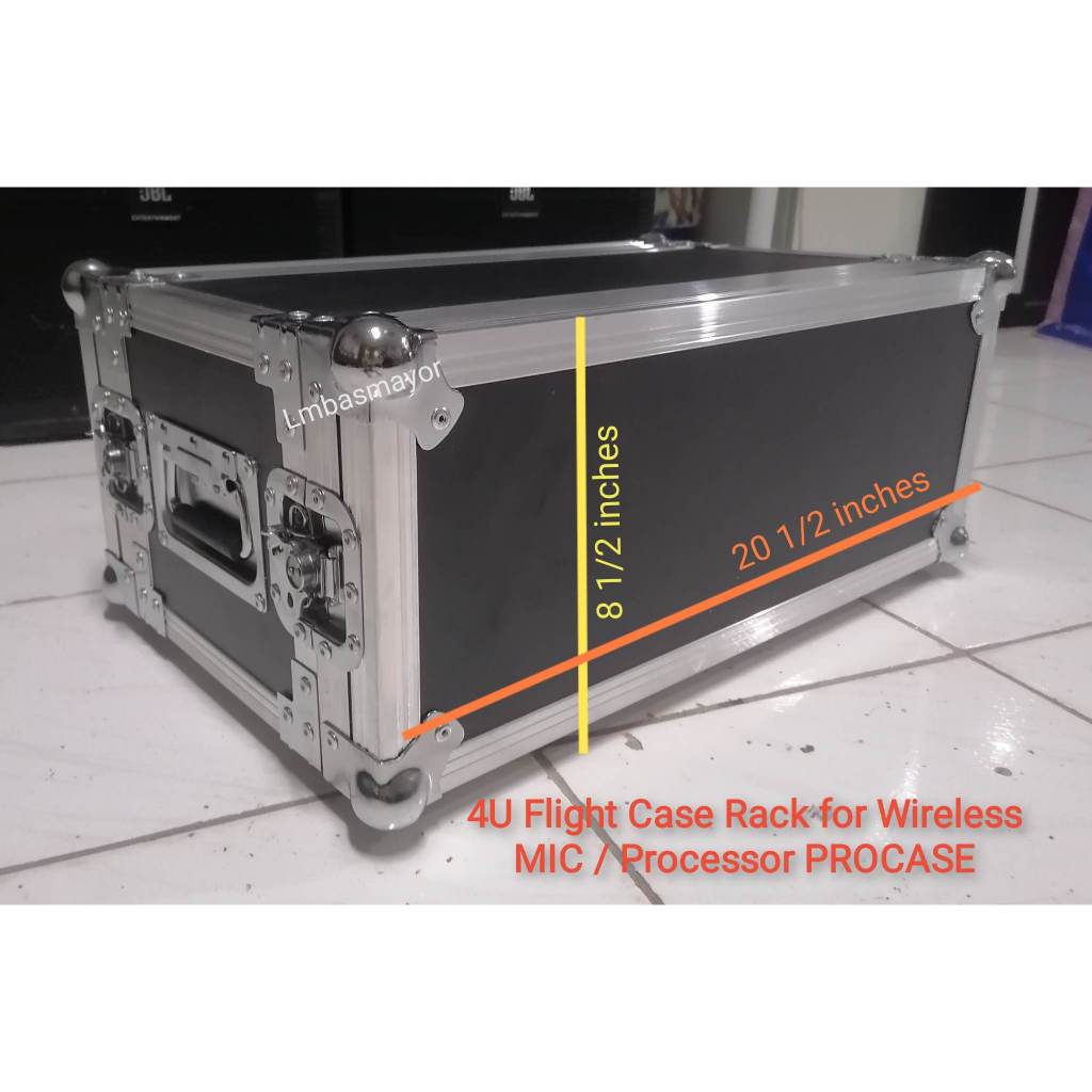 4U Flight Case Rack for Wireless MIC / Processor PROCASE | Shopee ...