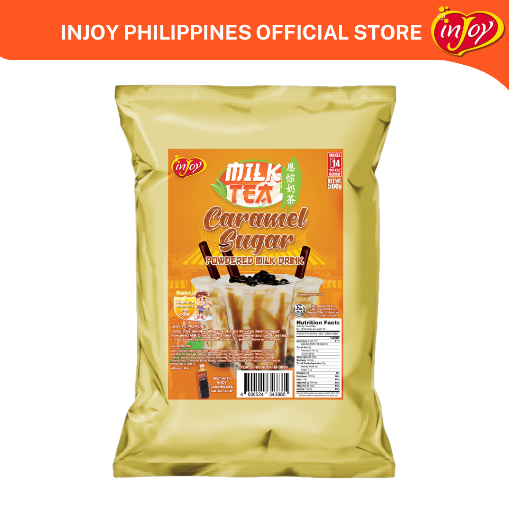 inJoy Caramel Sugar Milk Tea 500g | Shopee Philippines