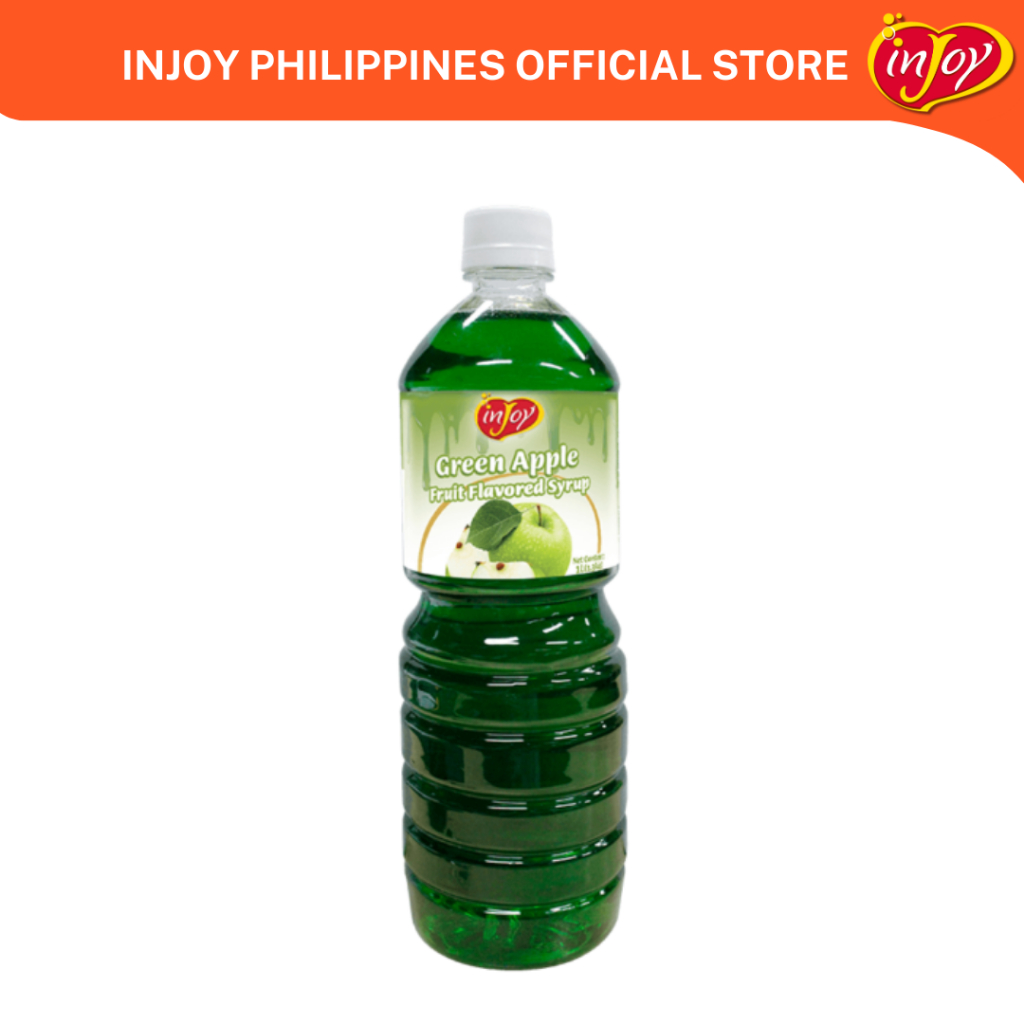 inJoy Green Apple Fruit Flavored Syrup 1l | Shopee Philippines