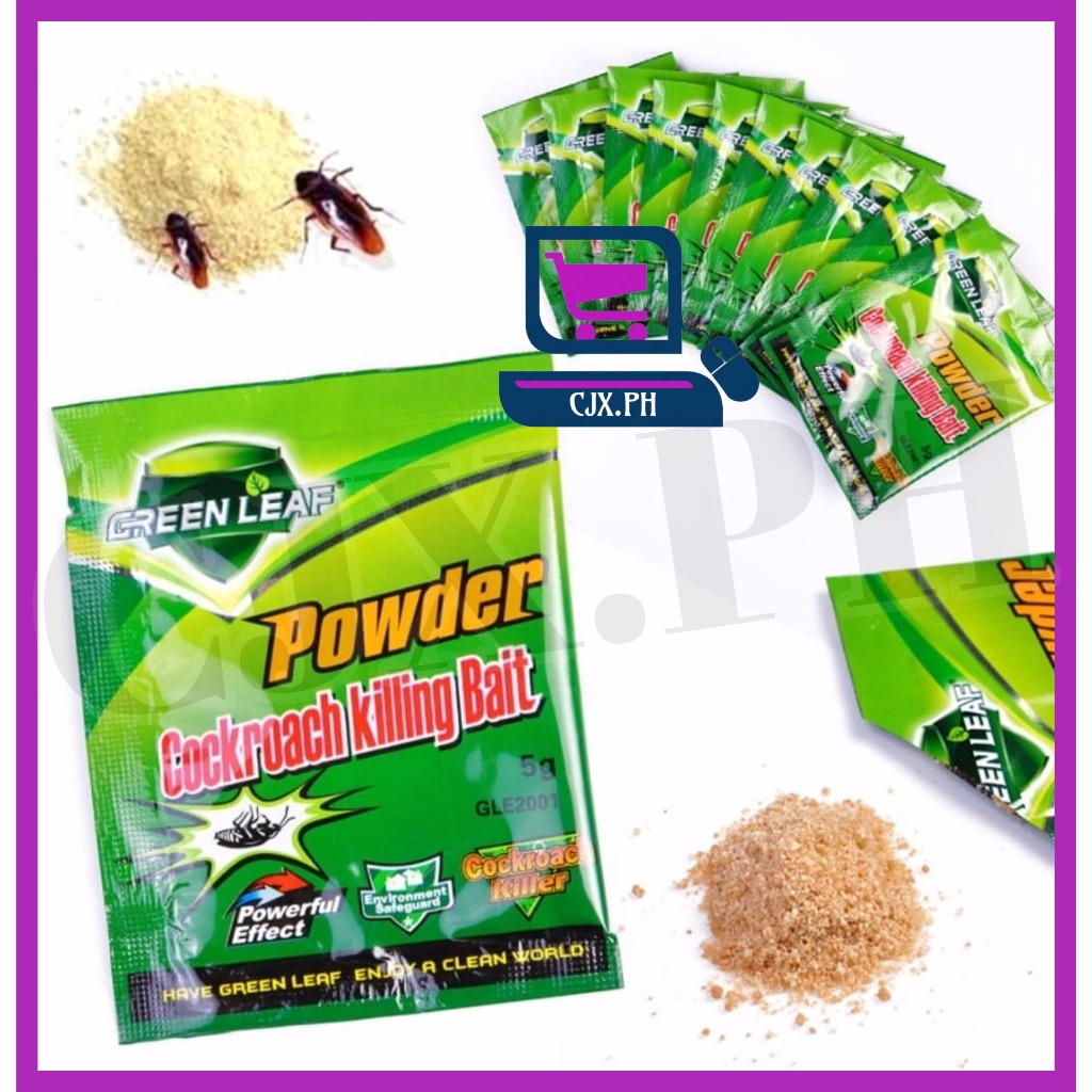 CJX.PH 1pc Green Leaf Powder 5g Cockroach Killing Bait | Shopee Philippines
