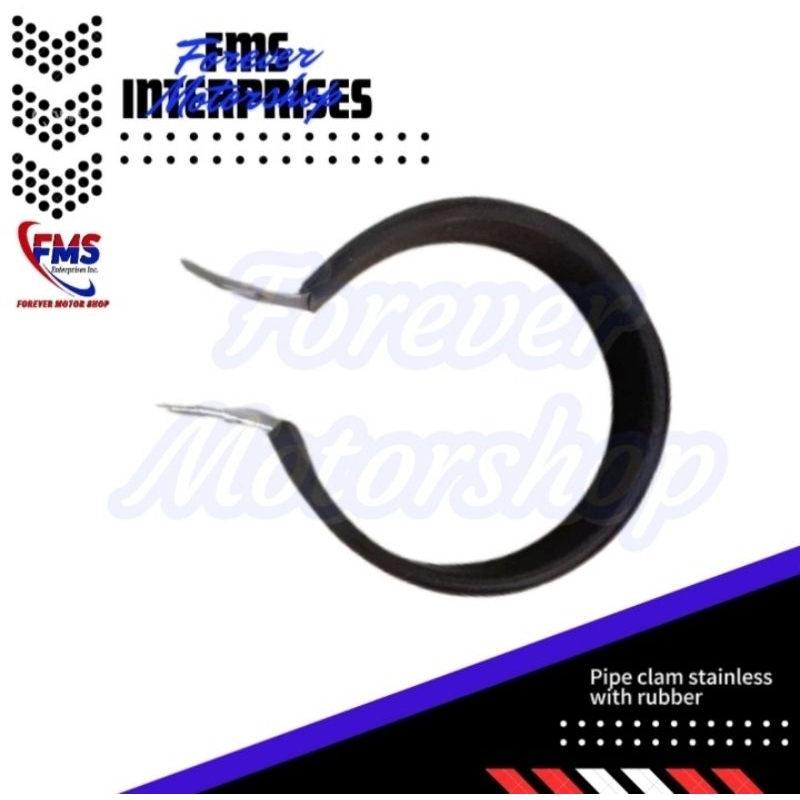 Pipe clam stainless with rubber | Shopee Philippines