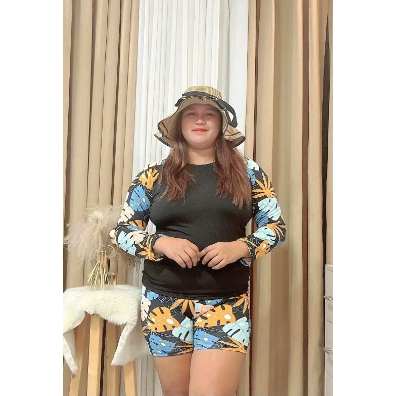 Trending Plus size Summer Rashguard for women adult/Freesize fit Large ...