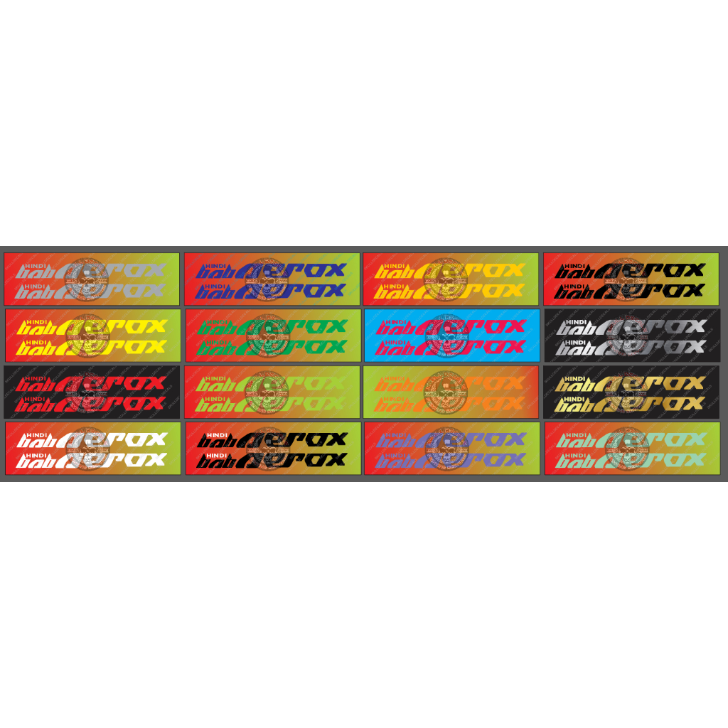 Aerox Z fairing Decals "Hindi BabAerox" (waterproof) | Shopee Philippines