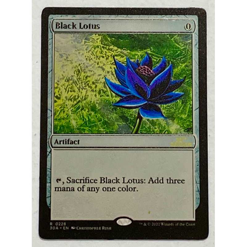 Metal Card - Magic Cards (MTG) - Black Lotus | 30th Anniversary Edition (30A) | Shopee Philippines