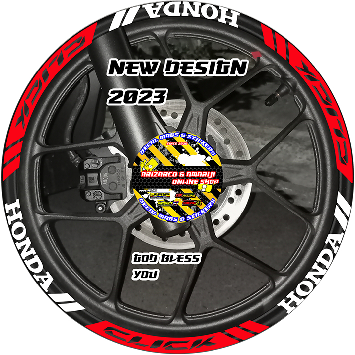 HONDA CLICK MAGS STICKER DECAL CUT OUT MAGS STICKER DECALS (SET FOR 2 ...