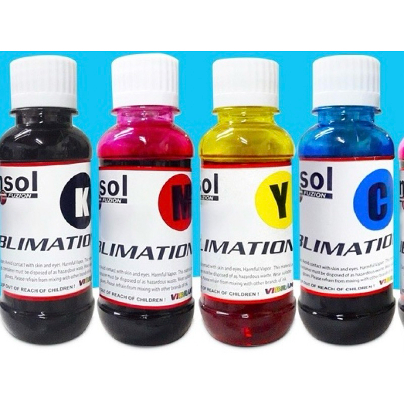 Hansol Sublimation Ink bottle 100ml CMYK | Shopee Philippines