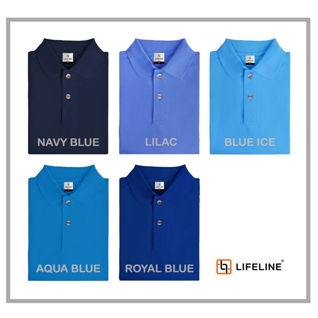 Lifeline Plain Poloshirt | Shopee Philippines