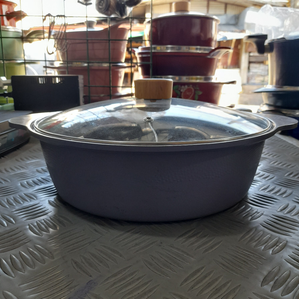 28cm 4L Living Art Non-stick Induction Ceramic Coating Hotpot Shabu ...
