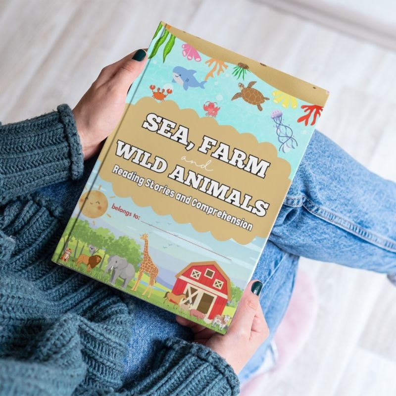 PERSONALIZED BOOKLET of SEA , FARM & WILD ANIMALS (Stories and Reading ...