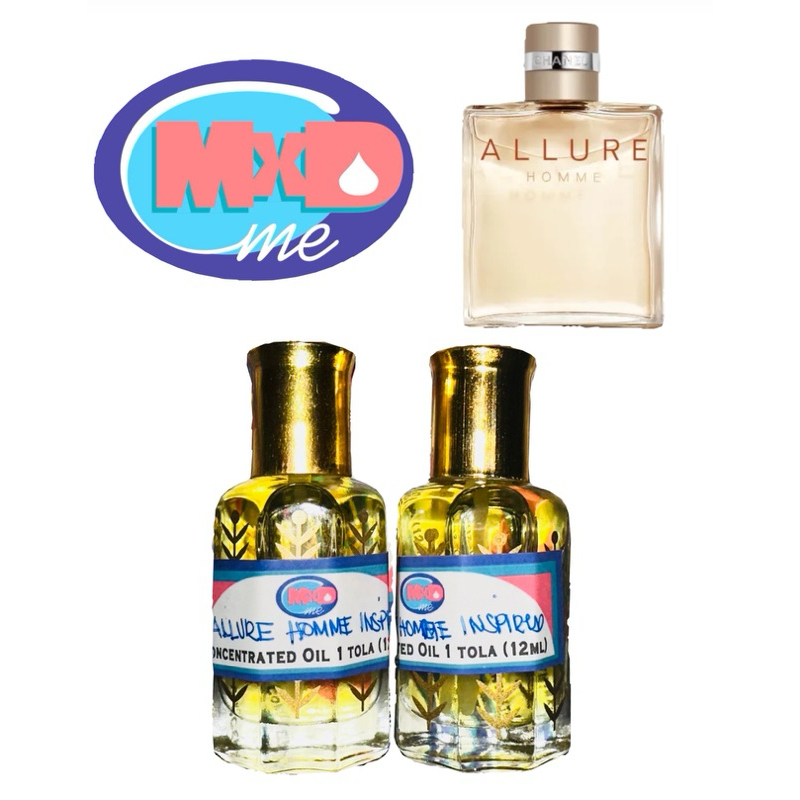 MXD ME Allure Homme Inspired Concentrated Oil Tola (12ml) | Shopee ...
