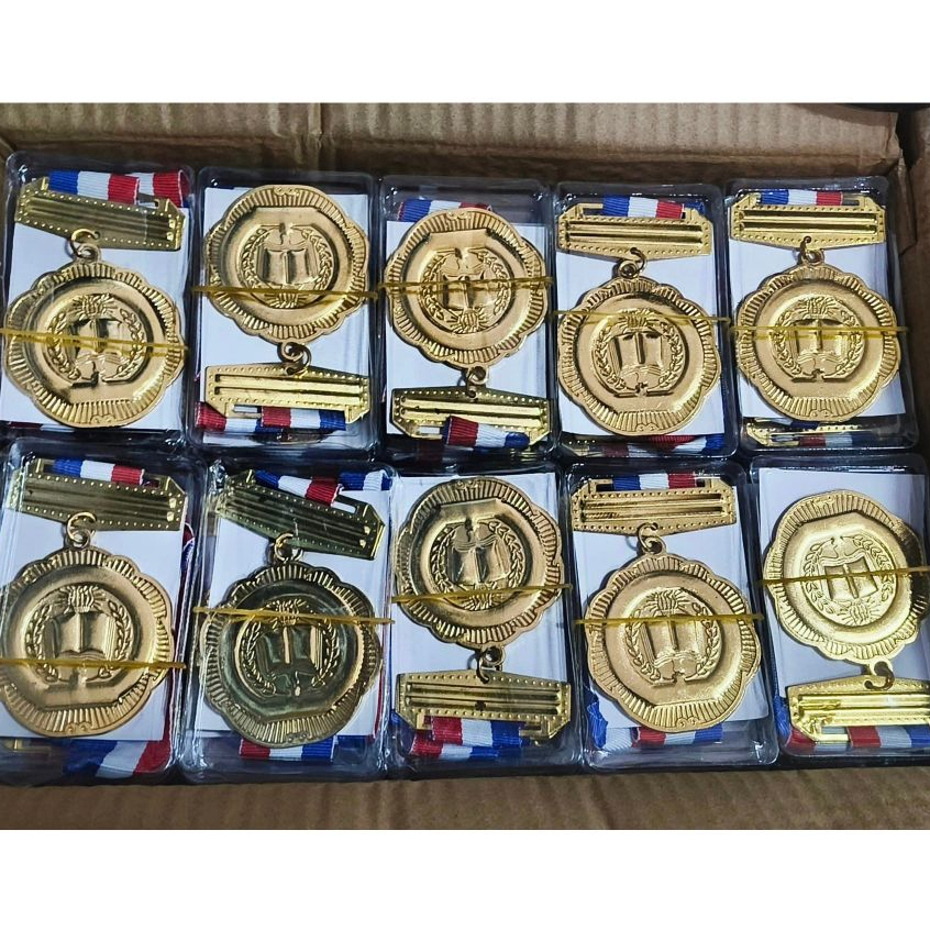 (5pcs)Dep-Ed Medal Book design / Award Medals with box / plastic case ...