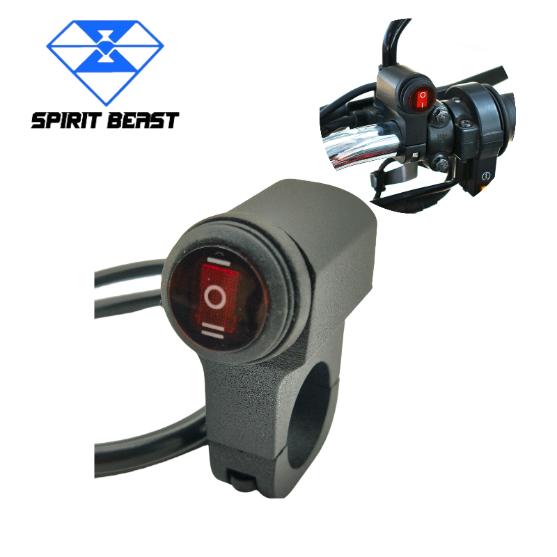 MOTORCYCLE DRIVING LIGHT SWITCH ALUMINUM MINI SWITCH 3 WAY SWITCH ON ...
