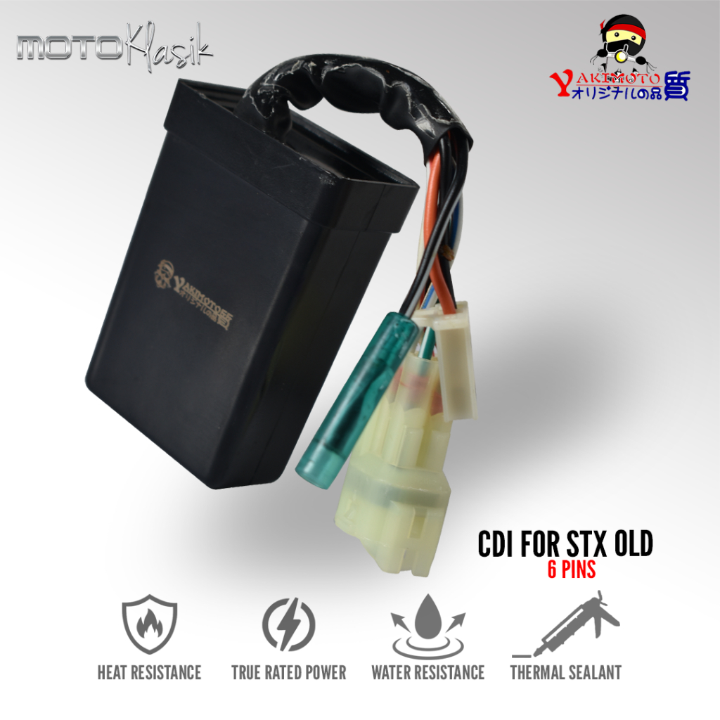 YAKIMOTO CDI FOR YAMAHA STX OLD 6PINS W/ 1WIRE STOCK SIZE CAPACITOR ...