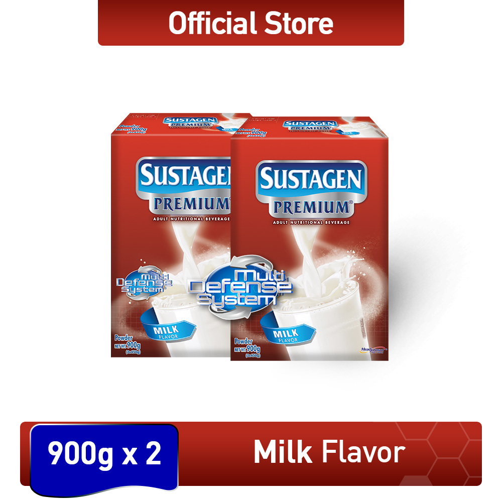 Sustagen Premium Milk Flavor Adult Nutritional Powdered Milk Drink 1.8kg (900g x 2) | Shopee ...