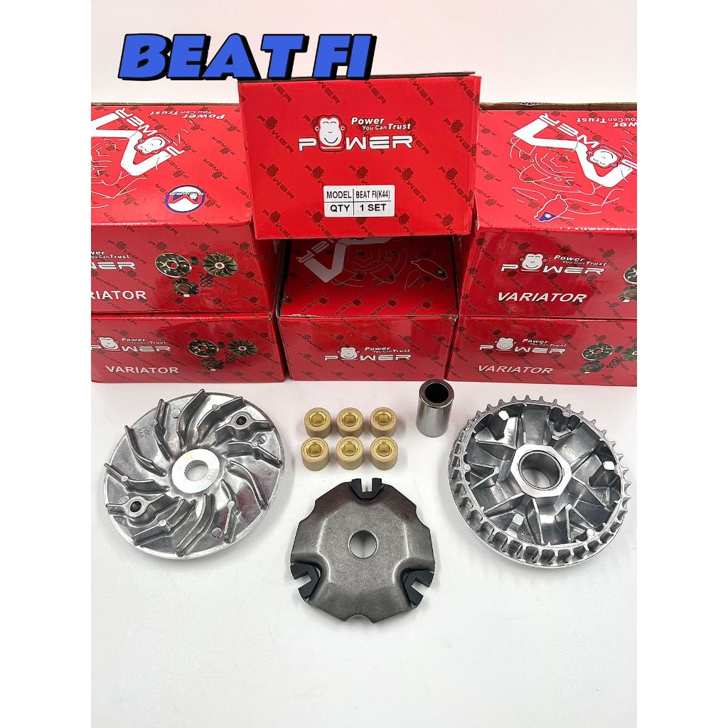 STOCK PULLEY SET (MIO SPORTY / MIO i125 / Click 125i / MX-125 / GY6-125 / BEAT CARB / BEAT ...