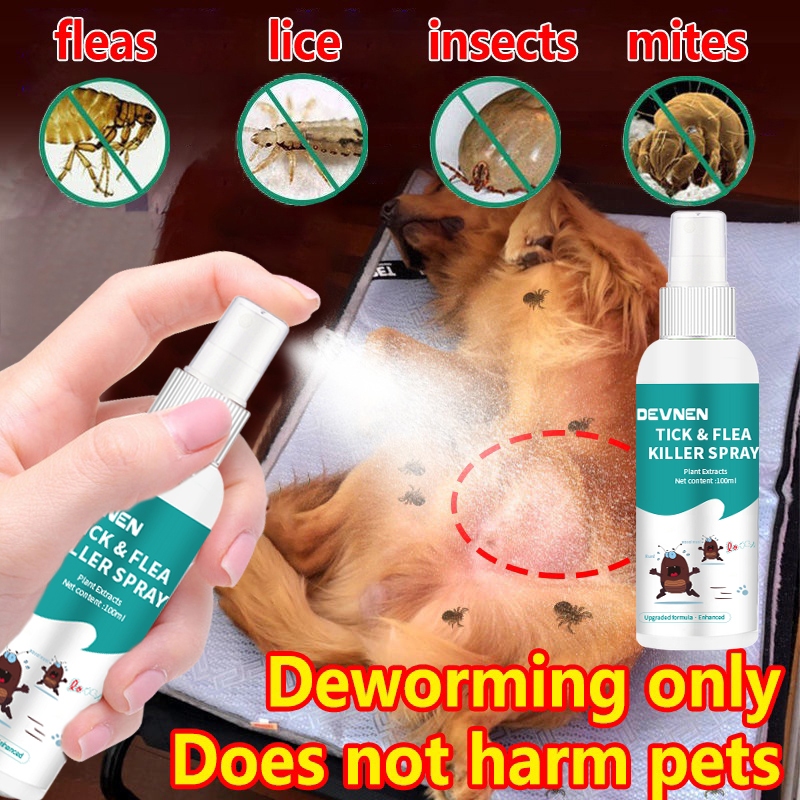 Pet Anti Tick And Flea Spray Fast Effective Anti Garapata For DogCat ...