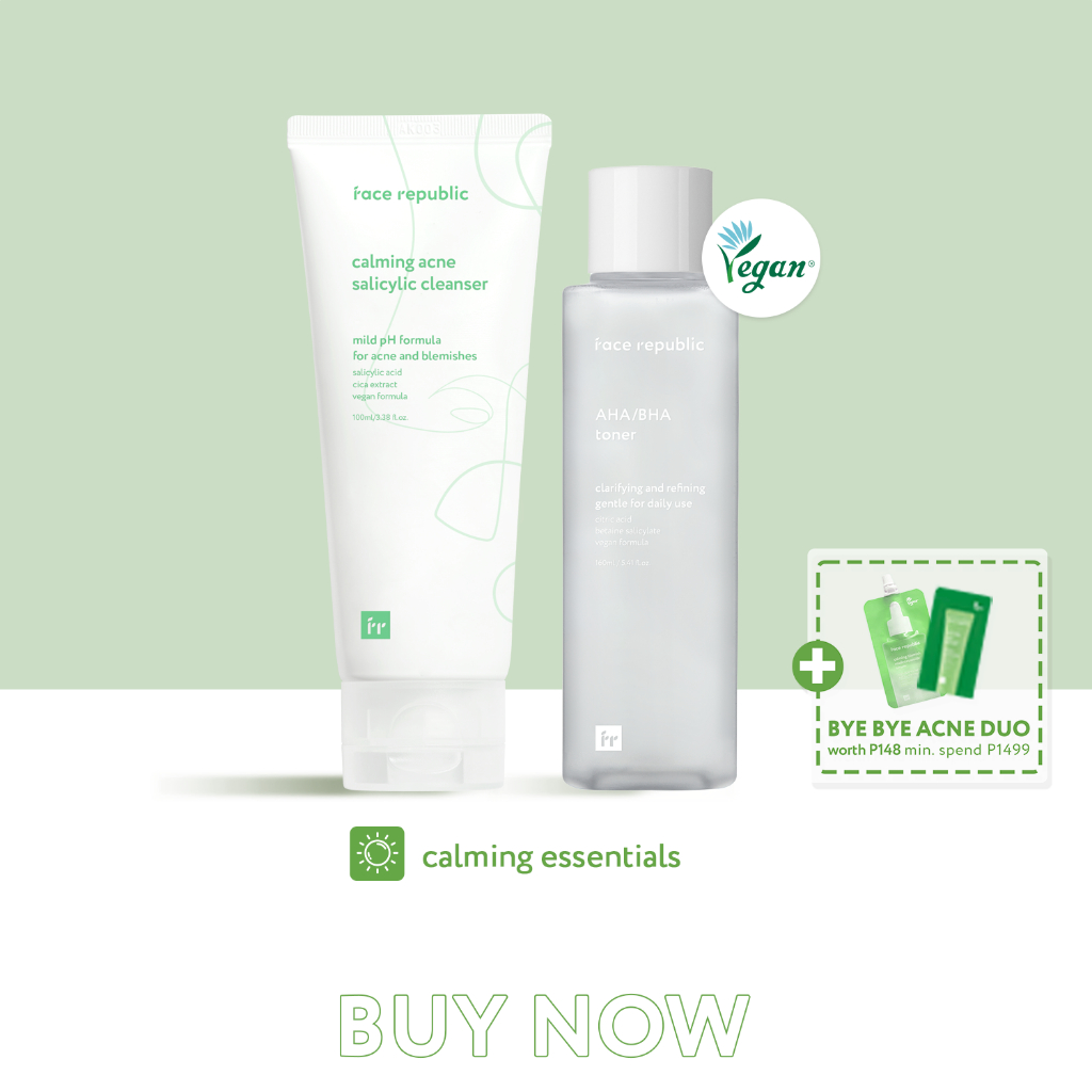 Face Republic - Calming Essentials (Quick Acne Fix) | Shopee Philippines