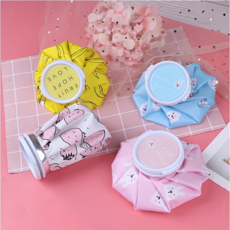 Cute Cold/Hot Water Compress Bag Pain Relief Heat Pack Injury Reusable ...