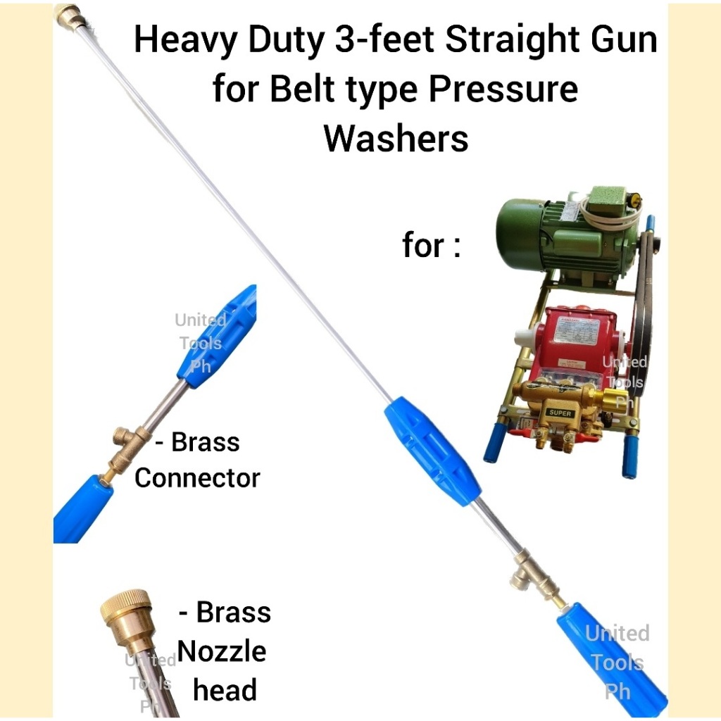 Power Sprayer 3-feet Straight for Belt-type Power Sprayers BRASS Nozzle ...