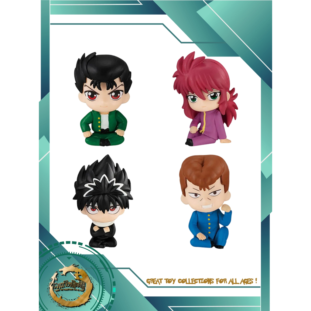 GASHAPON YU YU HAKUSHO GHOST FIGHTER - Let Sit Here [Set of 4] | Shopee ...