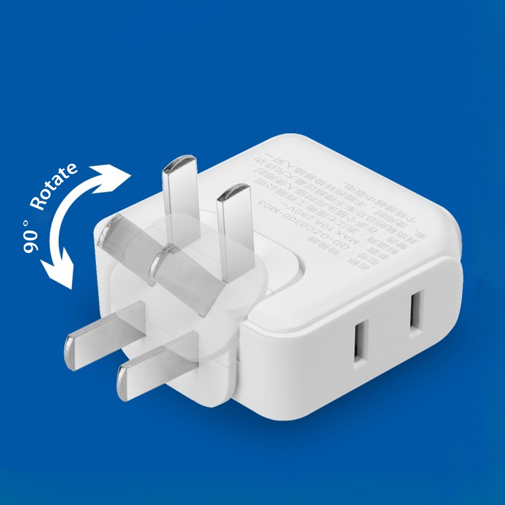 Rotatable Socket Converter Multi Plug Socket | Shopee Philippines