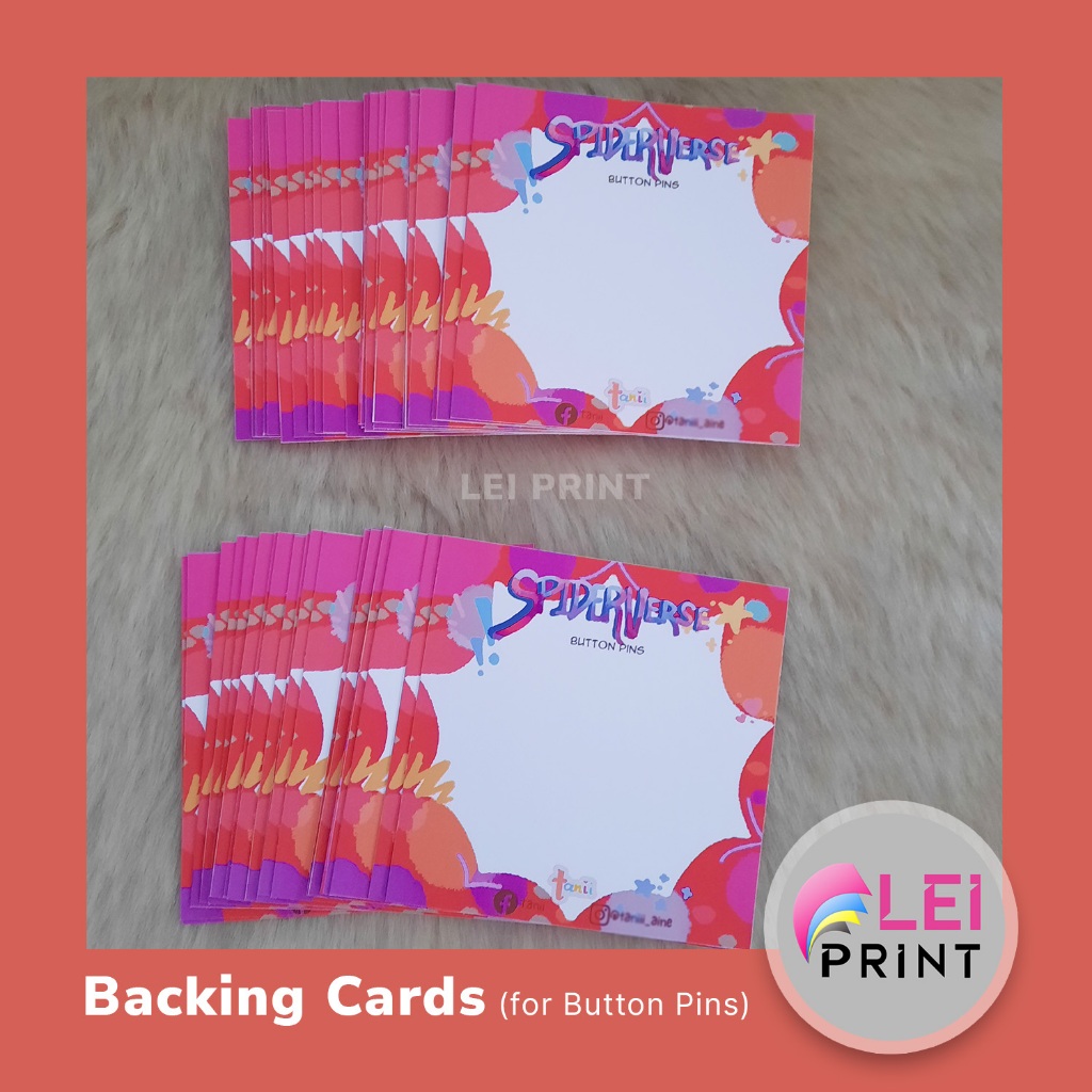 Backing Cards for Button Pins | Packaging | Packing | Shopee Philippines