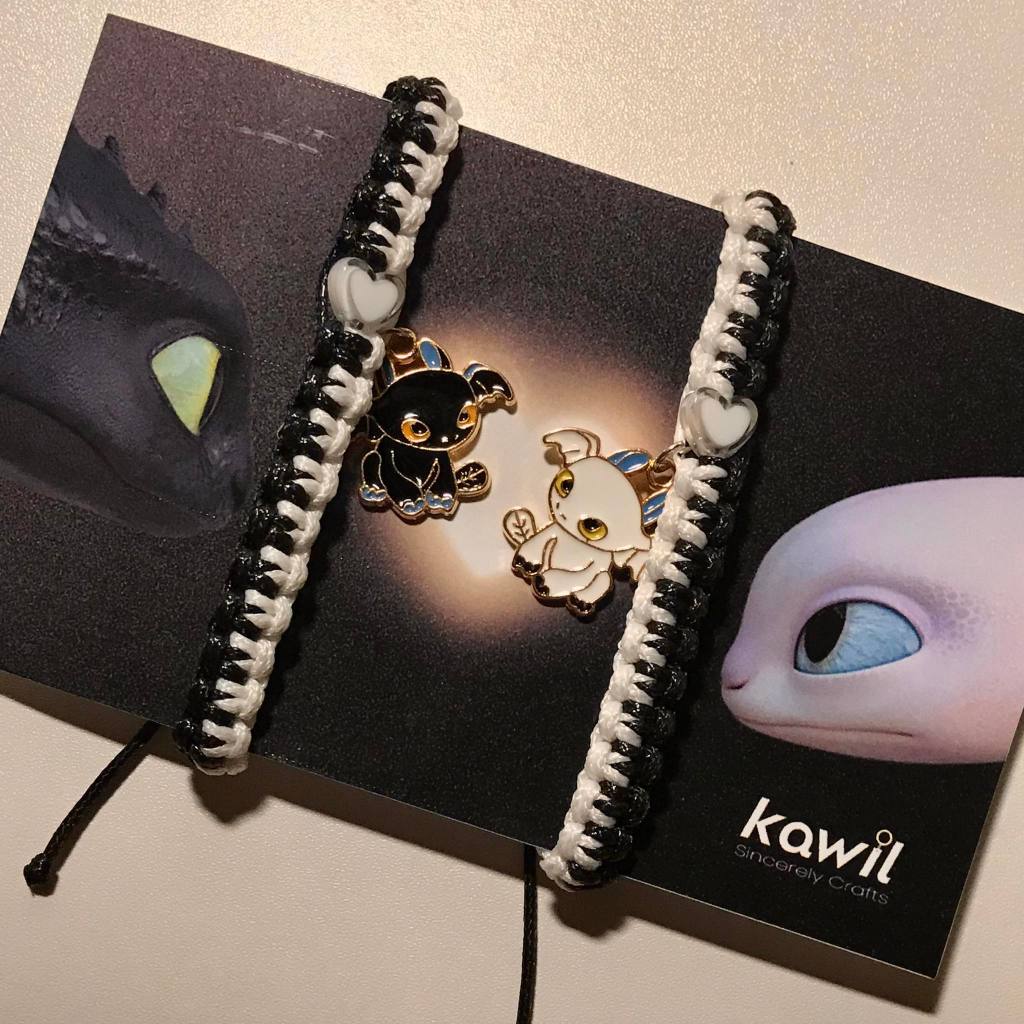 KAWIL Night Fury and Light Fury Couple Bracelet | Shopee Philippines