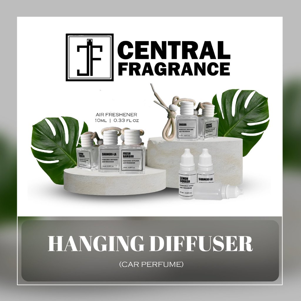 Premium CAR DIFFUSER / Hanging Diffuser / Car Perfume 10ml by Central ...