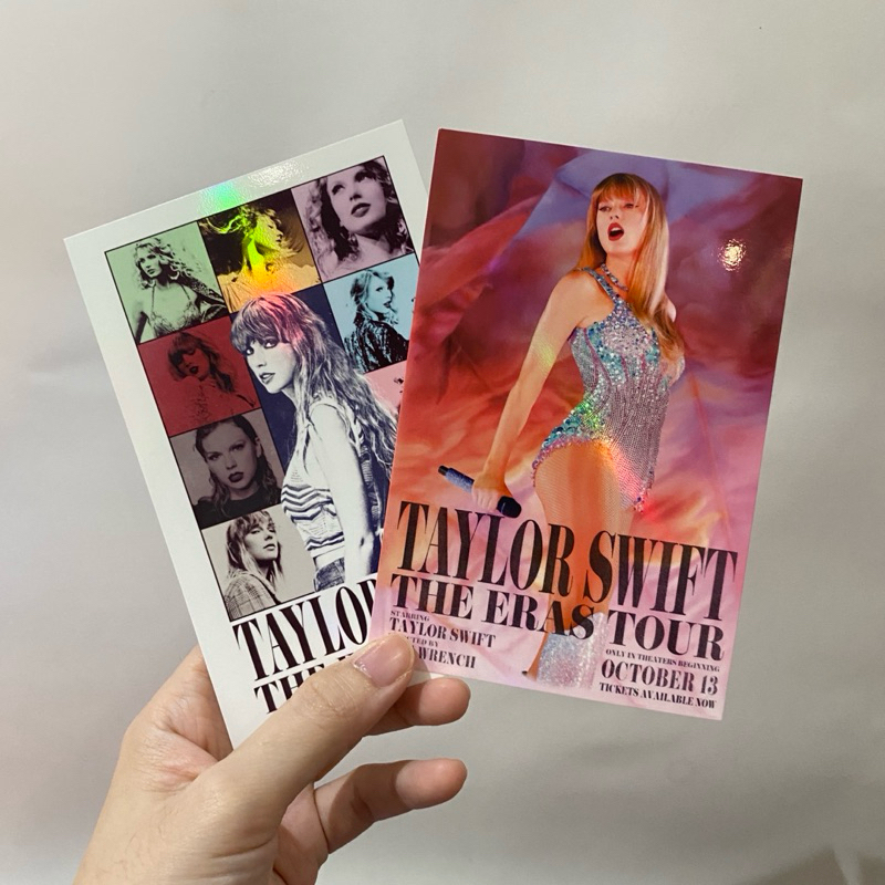 Taylor Swift The Eras Tour Movie Concert Poster 4x6in Holographic ...