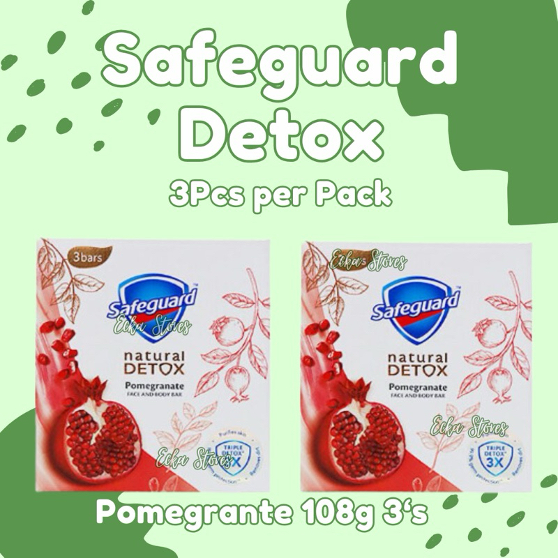 Safeguard Detox Body Bar Soap 3pcs-Per Pack | Shopee Philippines