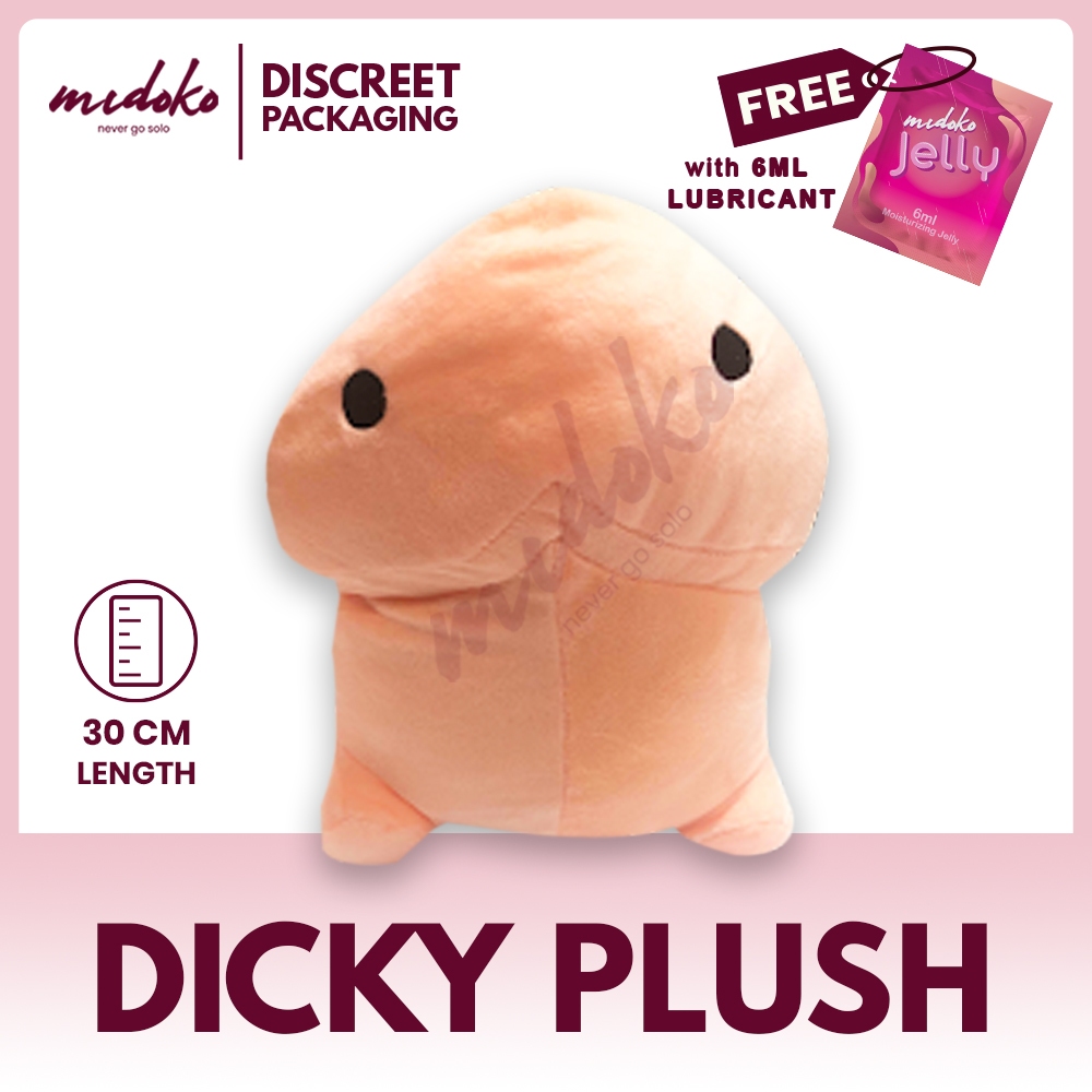 Midoko 30cm Penis Plush Toy Soft Pillow Flesh Color Cushion Kawaii ...