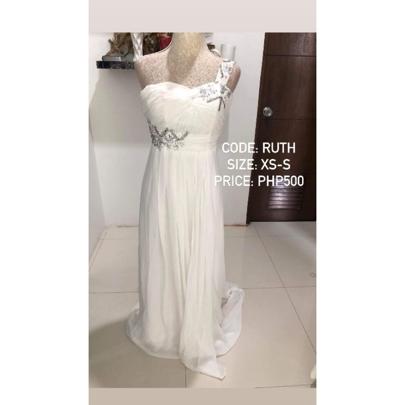 WEDDING GOWN (CODE: RUTH) | Shopee Philippines