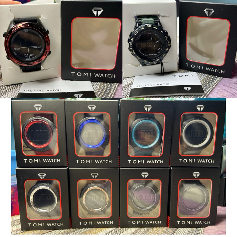 TOMI Digital Watch with Box and Manual | Shopee Philippines