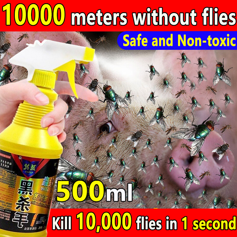 Fly Spray 500ml Fly Killer Effective Fly Killing Bait Fly Killer Bait Fly Repeller Household