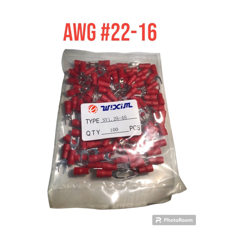 100 PCS/PACK Y-INSULATED TERMINAL LUGS | Shopee Philippines
