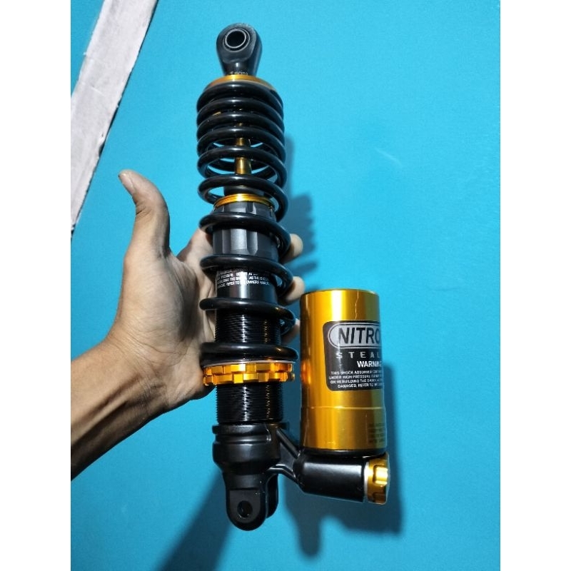 Shock nitron 325mm Honda click 125/155 made in malaysia | Shopee ...